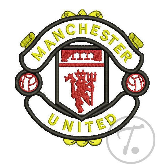 Manchester United Logo Embroidery Design