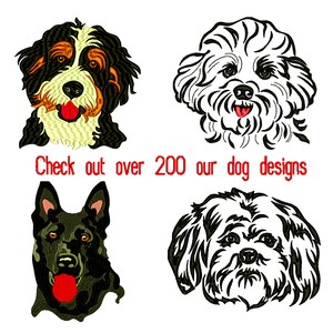 Hungarian Pumi Dog Embroidery Design. Dogs Embroidery in 4 Size. Pet ...