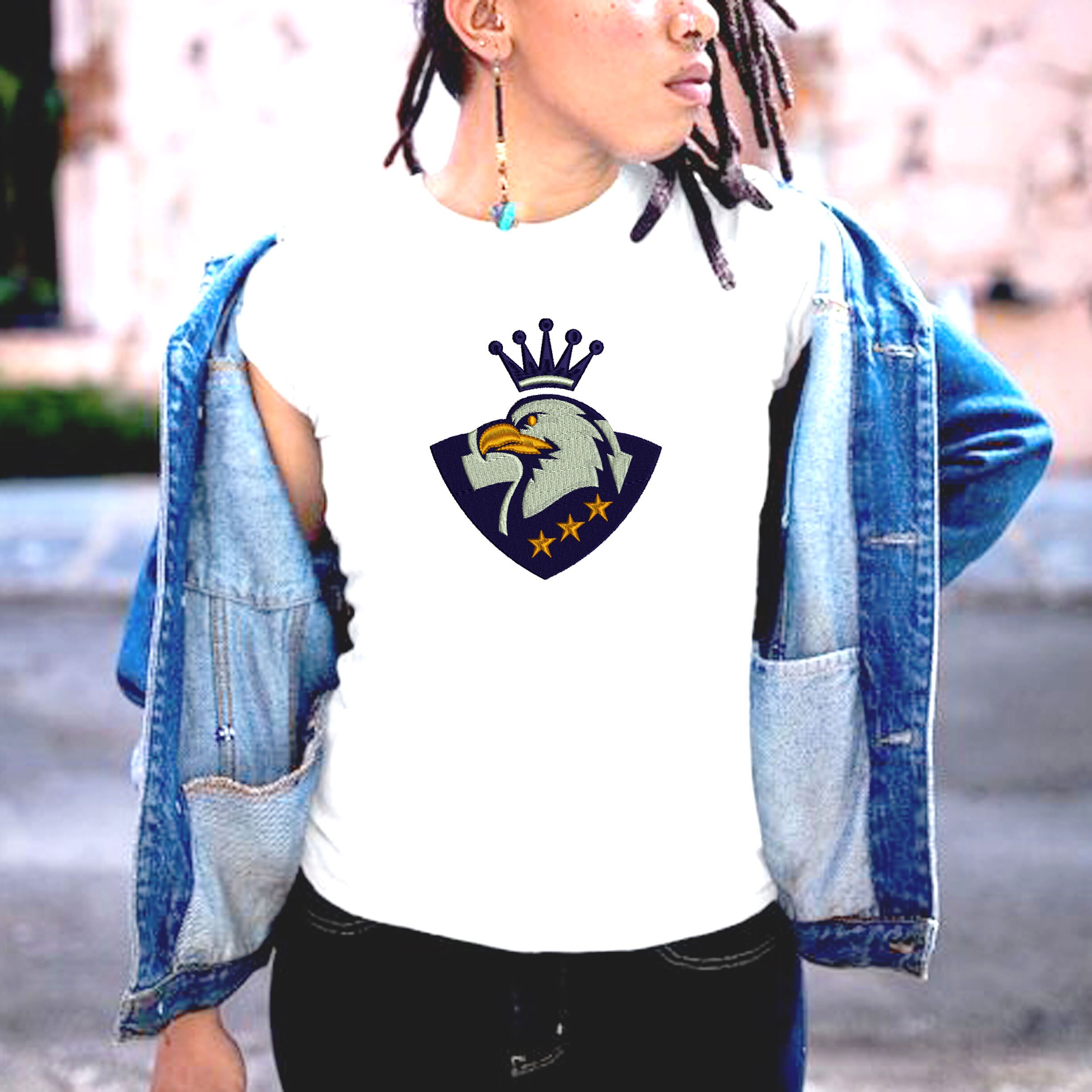 Eagle Embroidery Design Mascot. Design of Eagle. Embroidery | Etsy