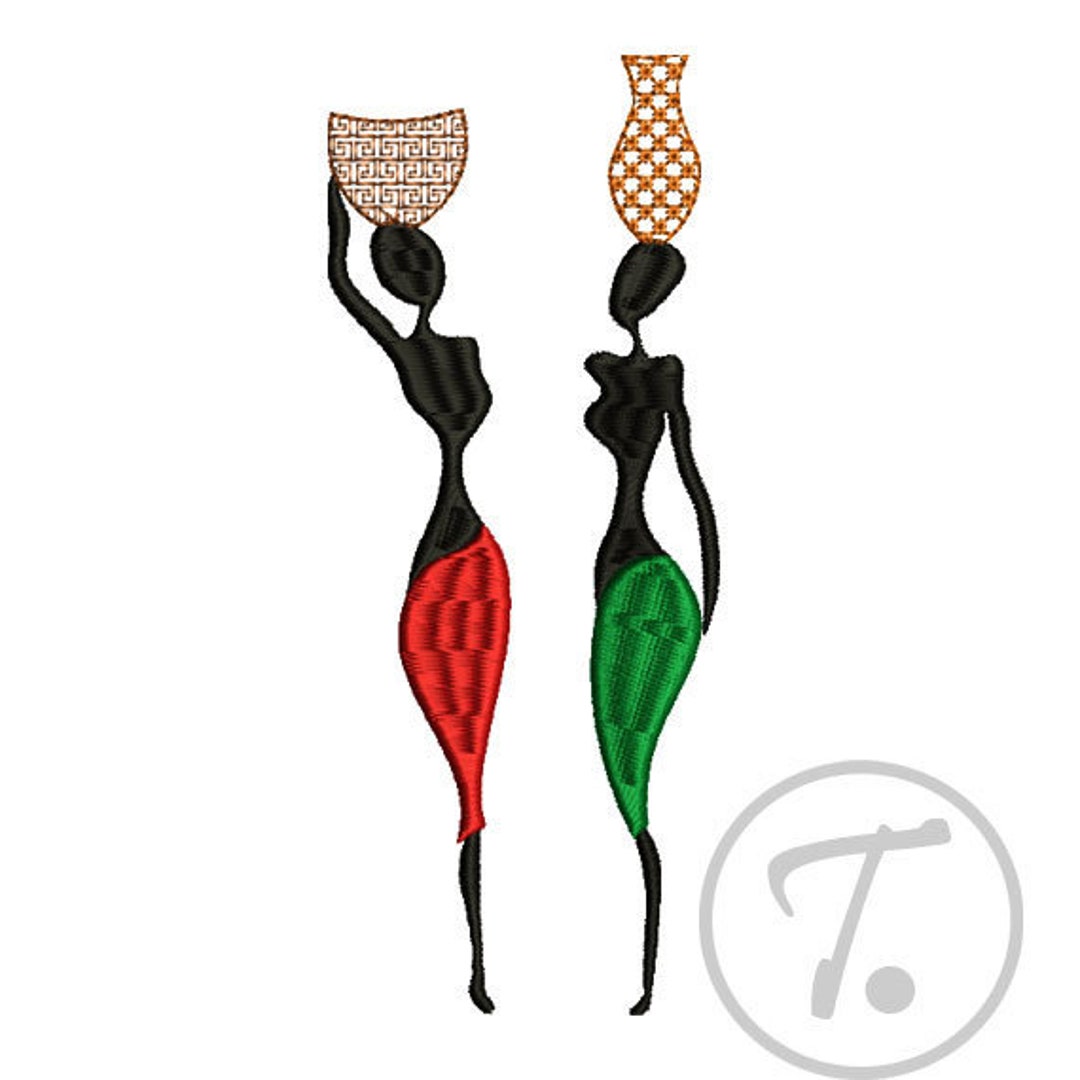 Clothes Embroidery Design. Women Embroidery Design. Ladies in 3 Size ...