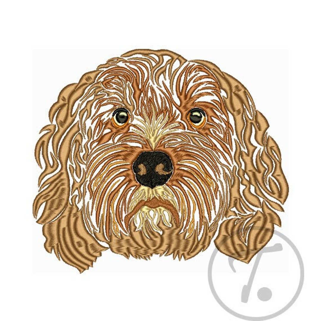 Labradoodle Dogs Embroidery in 4 Size. Dog Embroidery Design Animals ...