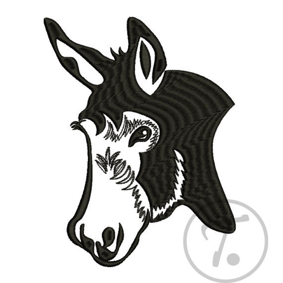 Donkey Embroidery Design: Farm Animal Pattern (digital Download) - Etsy