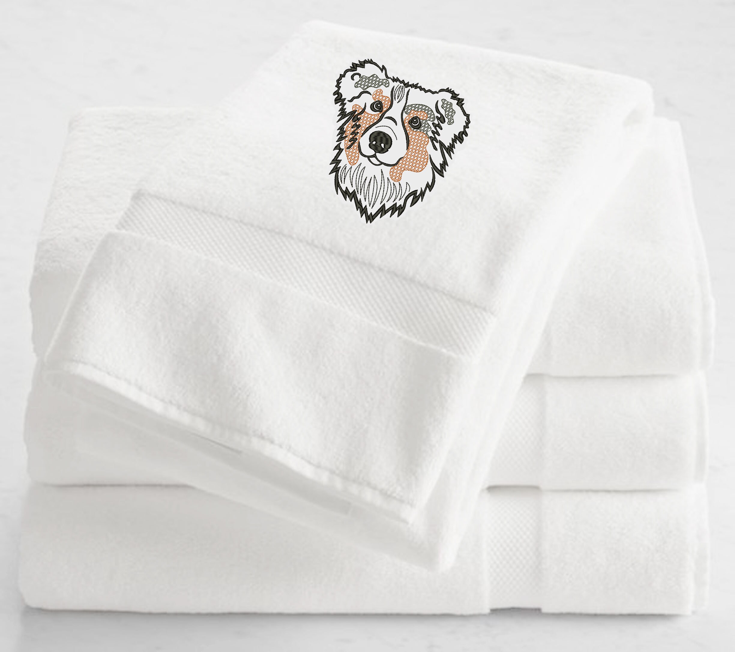 Australian Shepherd Dog Embroidery Design. Shepherd Dogs - Etsy