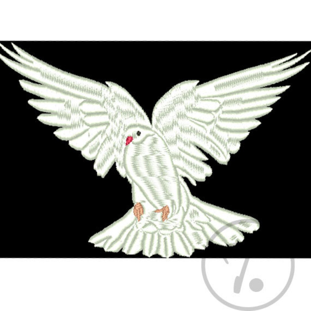 White Dove Embroidery Design: Pigeon Pet Pattern (digital Download) - Etsy