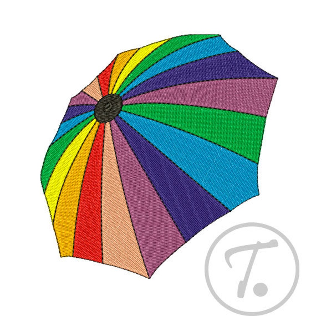 LGBT Embroidery Umbrella of Love. Pride Parade Symbol. 4 Sizes. LGBT ...