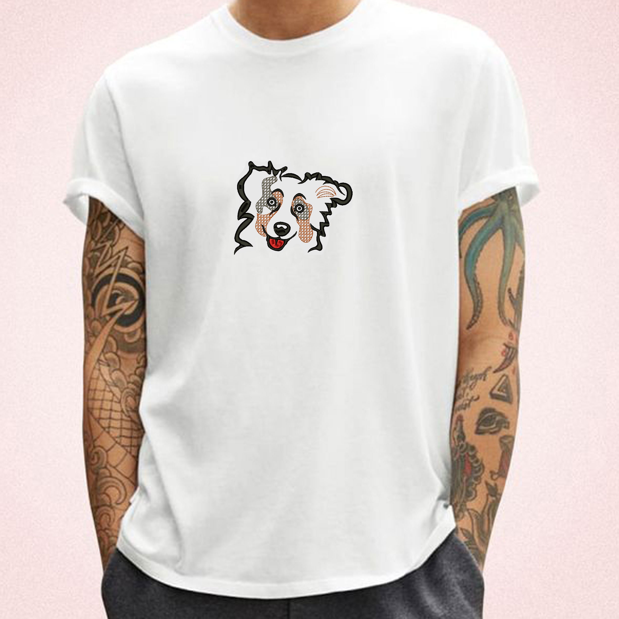 Australian Shepherd Dog Embroidery Design. Shepherd Dogs - Etsy