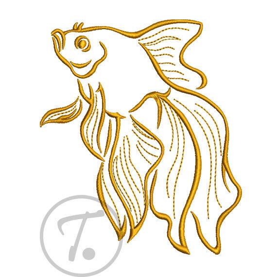 Fishes Embroidery Design. Tropical Fish. 4 Sizes. Aquarium - Etsy