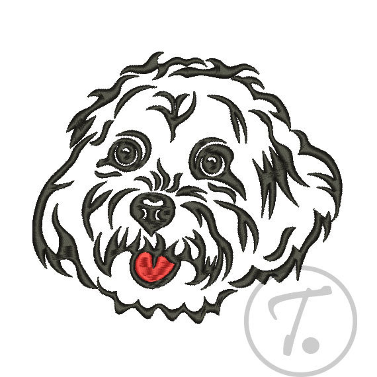 Maltese Dog Embroidery Design. Maltese Dogs in 4 Size. Pet Design ...