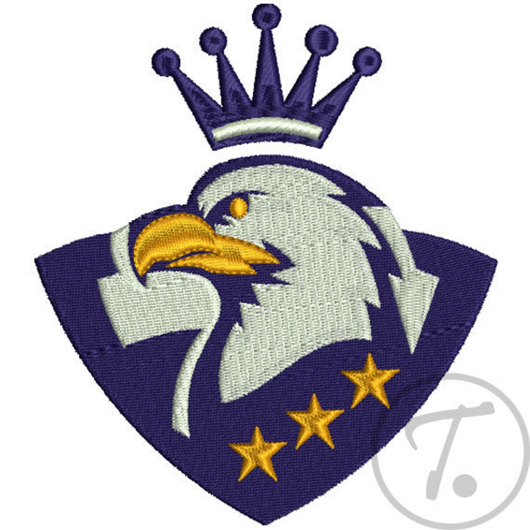 Eagle Embroidery Design Mascot. Design of Eagle. Embroidery of Eagle ...