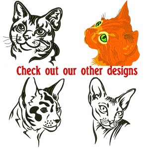 Cocker Spaniel Ears Design. Embroidery Design of Dogs Ears Outline. 4 ...