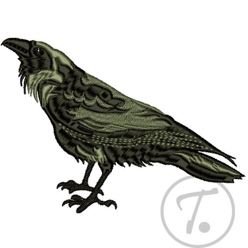Crow Applique - Etsy