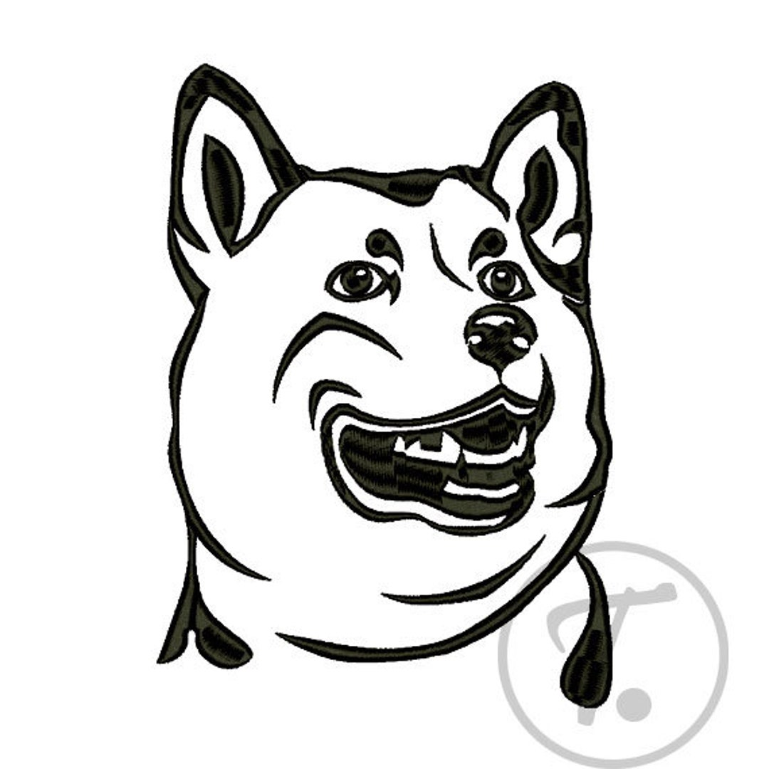 Shiba Inu Dog Embroidery Design in 4 Size. Shiba Inu Dogs Embroidery ...