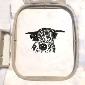 Farm Animals Cow Embroidery Design. Cow in 4 Size. Domestic Animals ...