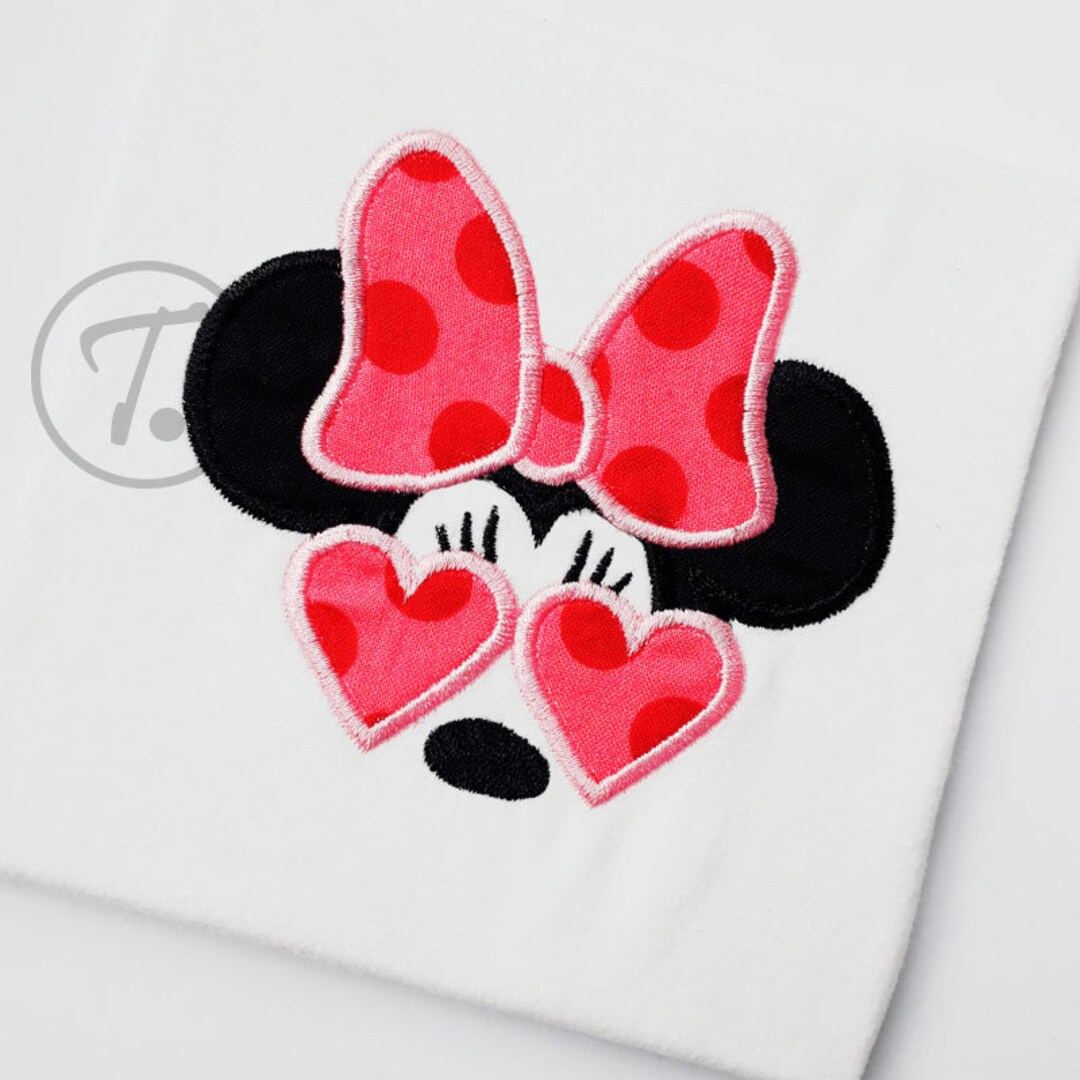 Mouse Applique: Easy Machine Embroidery Pattern in 3 Size (digital ...