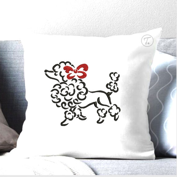 Poodle Dog Embroidery Design Poodle Dogs Embroidery. Pets - Etsy