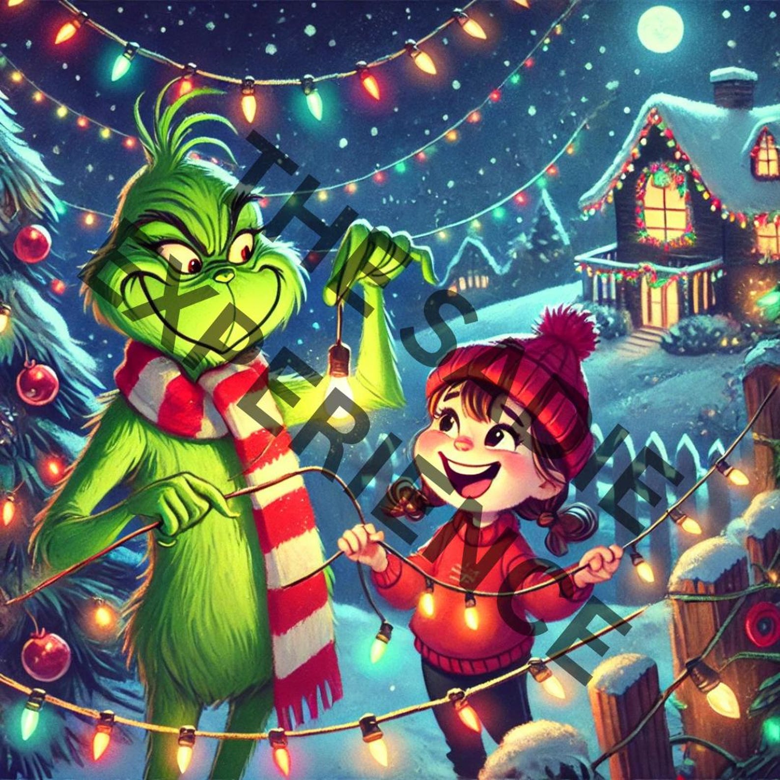 Grinch Christmas Designs Wallpaper PNG Digital File ONLY - Etsy