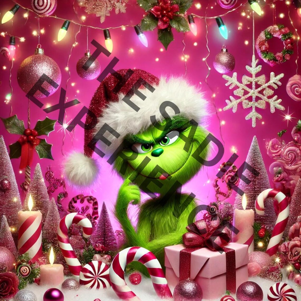 Grinch Christmas Designs Wallpaper PNG Digital File ONLY - Etsy