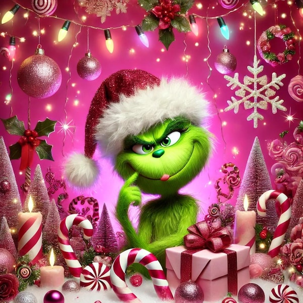 Preppy Grinch - Etsy
