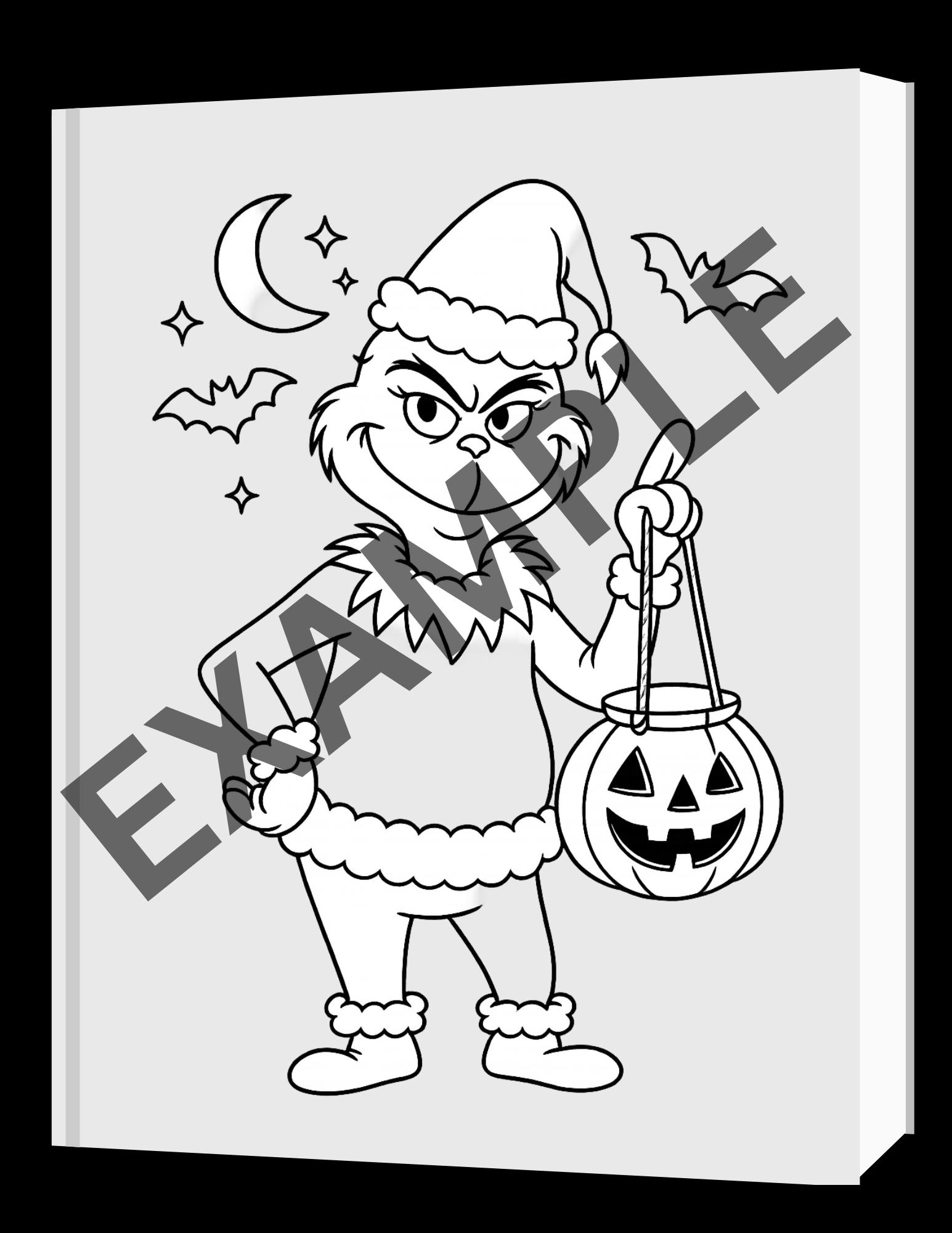 Grinch Fall Coloring Pages for Kids|printable & Downloadable Autumn ...
