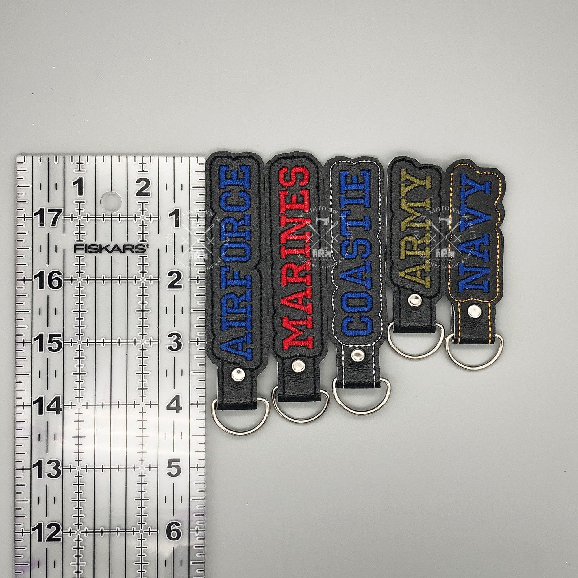 AIRFORCE MILITARY Key Fob ITH Machine Embroidery Design - Etsy