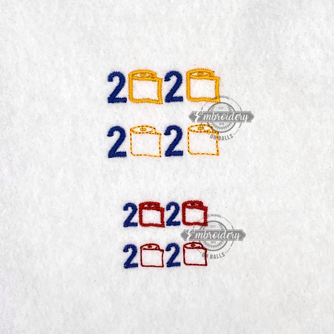 Toilet Paper 2020 - Mini Machine Embroidery Design Sports Baseball ...