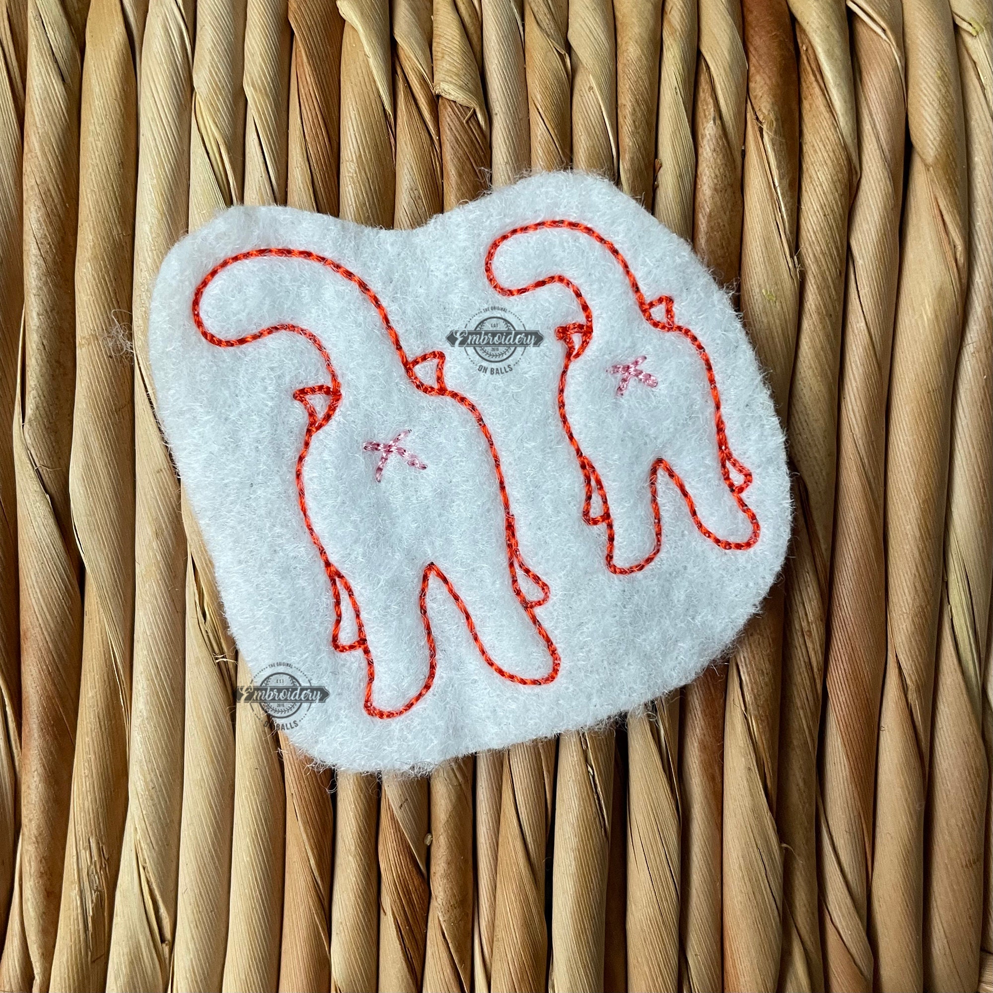 Kittie Cat Bum Bootie Butt Hiney Funny Machine Embroidery - Etsy