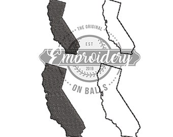 States USA Machine Embroidery Design, 11 States USA Design, Design for ...