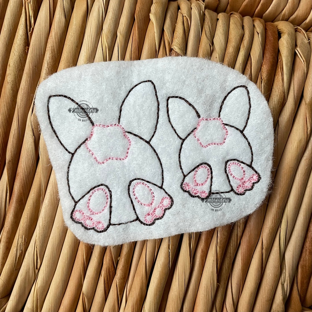 Bunny Bum Bootie Butt Hiney Funny Machine Embroidery Design - Etsy
