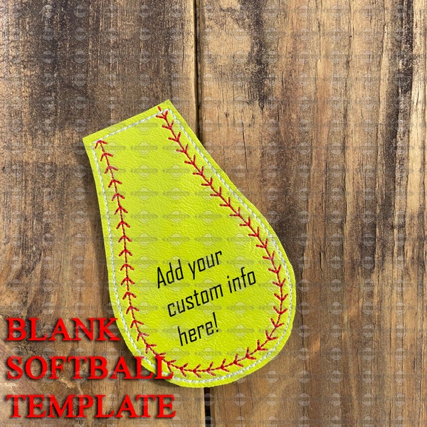 Softball Panel Template - Etsy