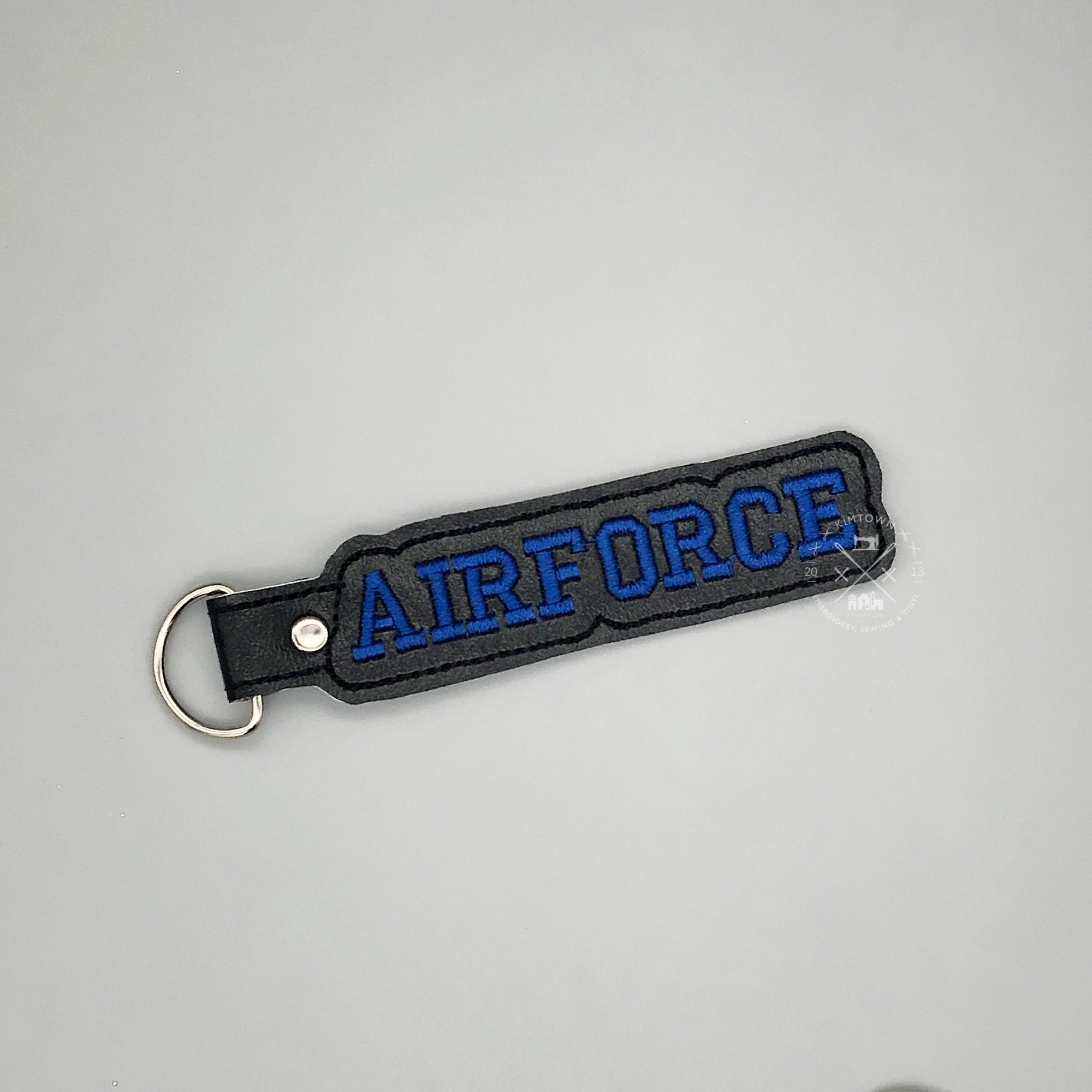AIRFORCE MILITARY Key Fob ITH Machine Embroidery Design - Etsy
