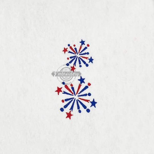 Fireworks Embroidery - Etsy
