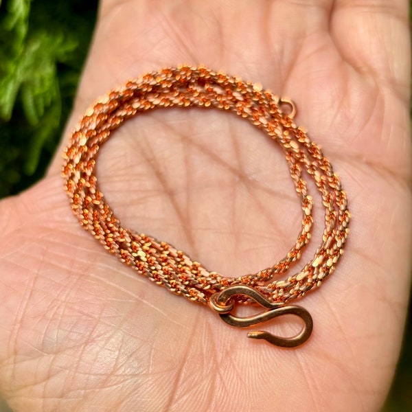 Copper Rope Chain - Etsy