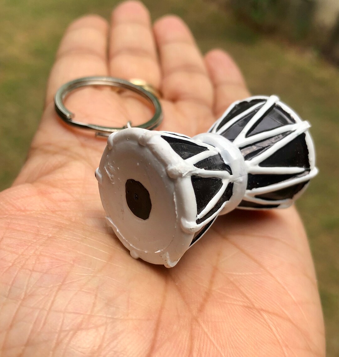 3.5 Cm Artisan Crafted Lord Shiva Lord Shivas Damru Damroo Drum Key ...