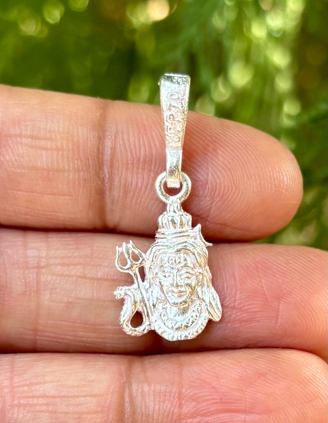 999 Silver Lord Shiva Shiv Jis Pendant, Sitting Shiva, for Wearing, for ...