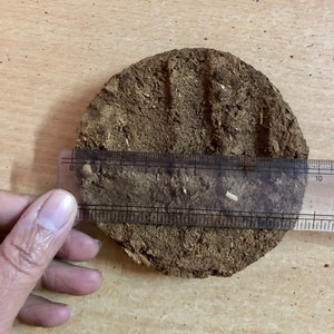 5 Pc 10 Cm Big- Indian Origin Desi COW DUNG CAKE Gobar Upale Kande 180 ...