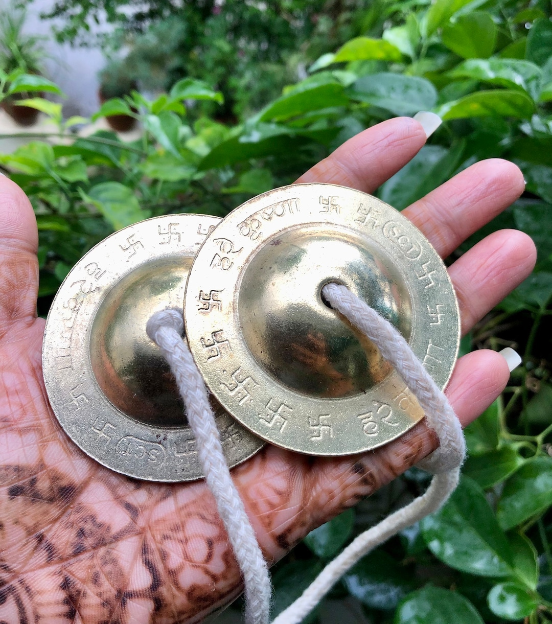 2.5 Inch Hand Cymbals Metal Manjira Manjeera Manjire Indian Percussion ...