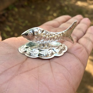 925 Silver Hindu Religious Lord Vishnus Fish, Machli Matasya Avatar ...