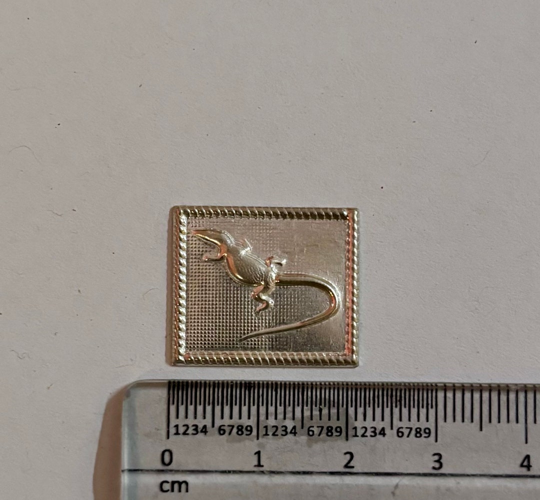 999 Silver Hindu Religious Silver Lizard, Chandi Ki Chipakali, Stamped ...