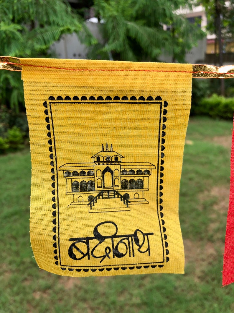 Himalayan Cloth Flags Hindu Prayer Flags Char Dham Flags - Etsy