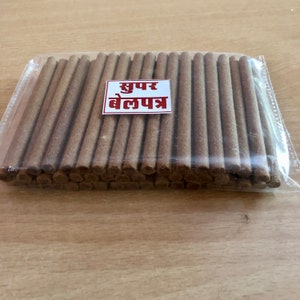 Indian BELPATRA BAEL Bael Patra Bilva Patra DHOOP Incense Sticks 45-50 ...