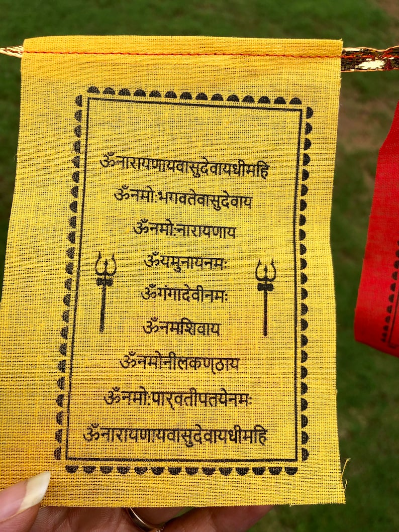 Himalayan Cloth Flags Hindu Prayer Flags Char Dham Flags - Etsy