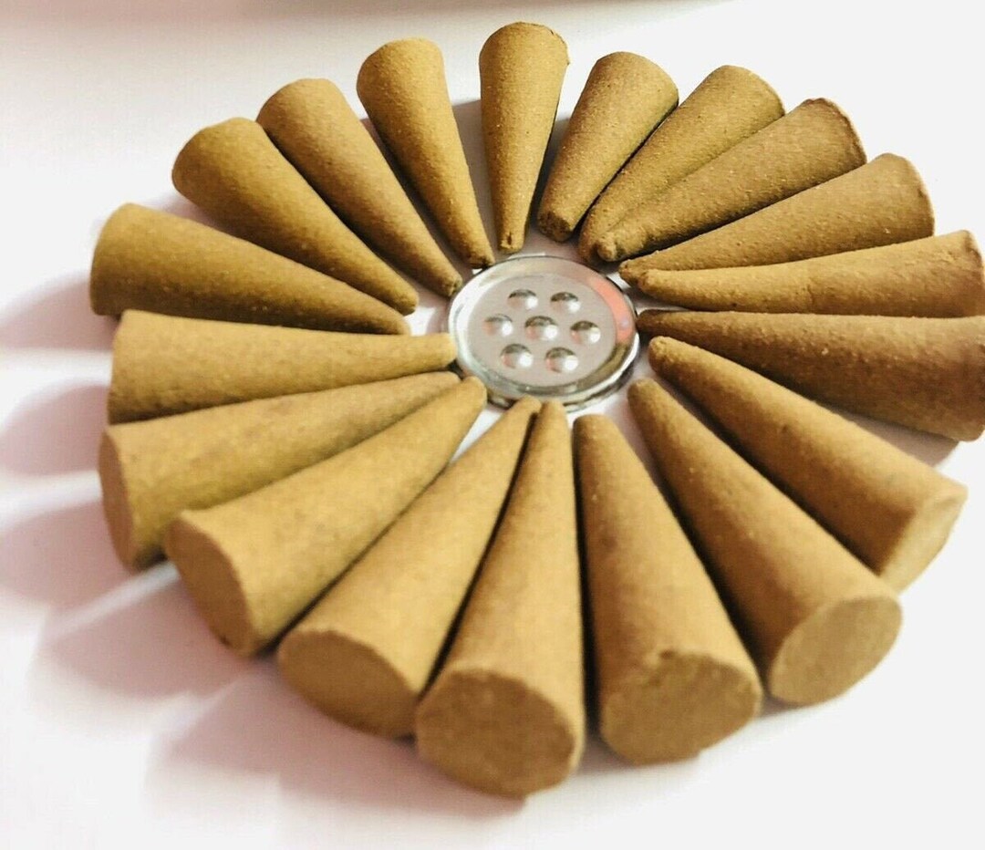 Indian Guggul Incense Cones, Handmade for Meditation, Puja, Yoga - Etsy