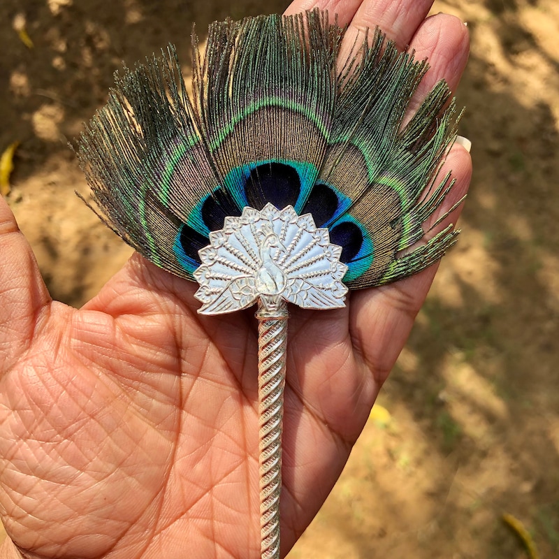 Peacock Feather Fan - Etsy