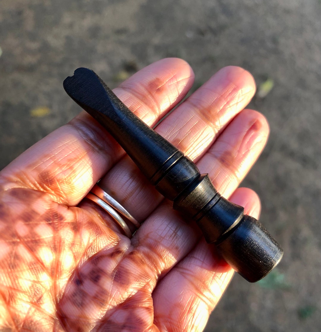 1 PC Handmade Black Wooden Chillam, Wood Chilam Hookah Smoking Pipe ...