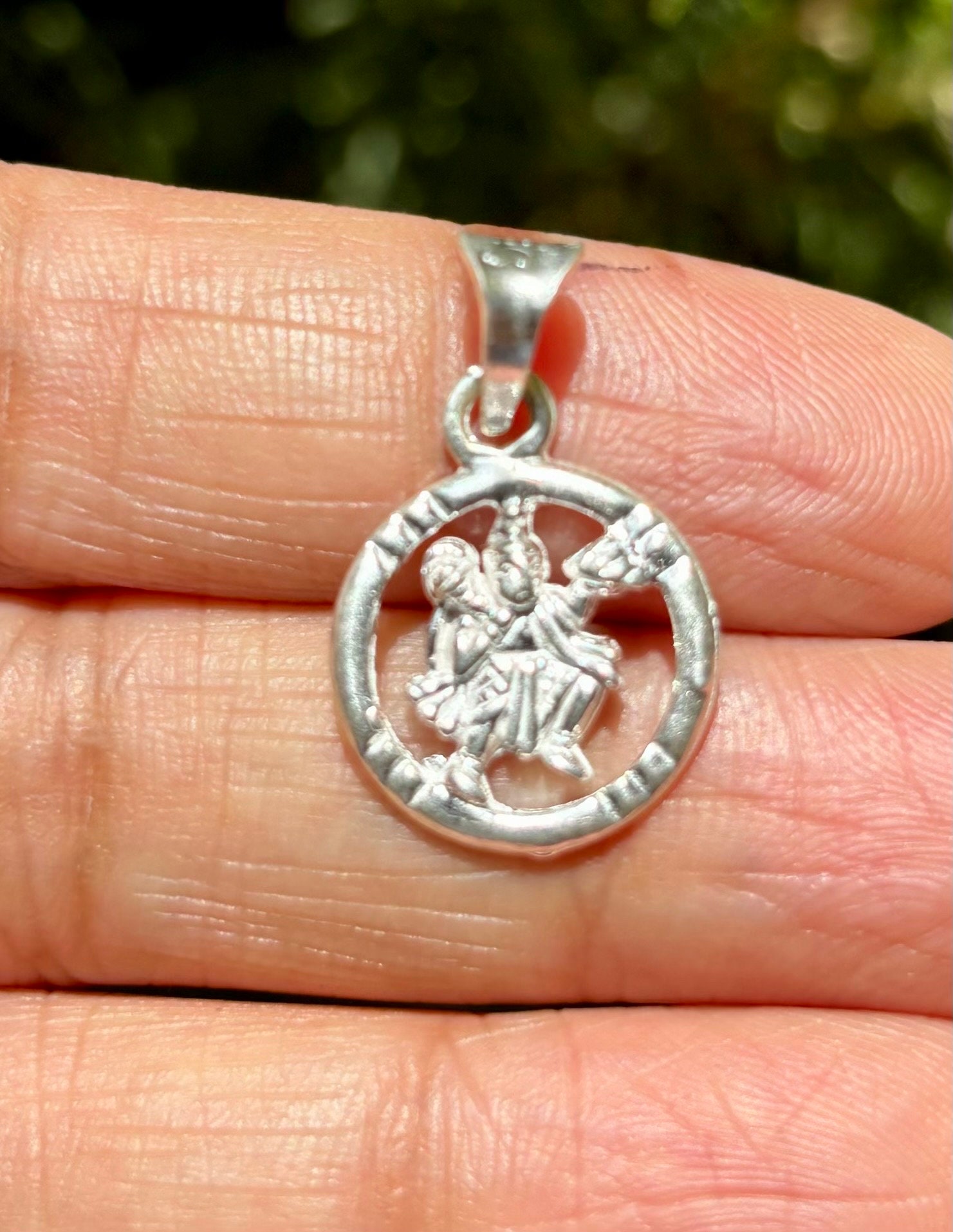 999 Silver Lord Hanumana, Hanuman Ji Pendant Oxidized Oxidised Jewelry ...