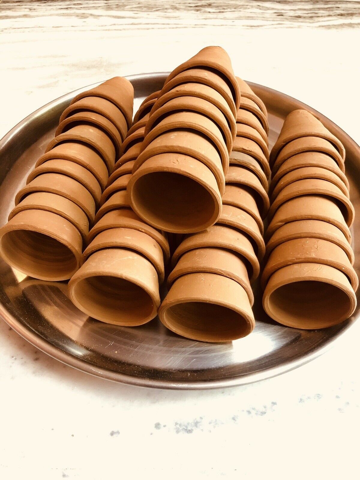 6 PC Handmade Clay Terracotta Tea Cups/ Glasses Kulhad Kulhar | Etsy