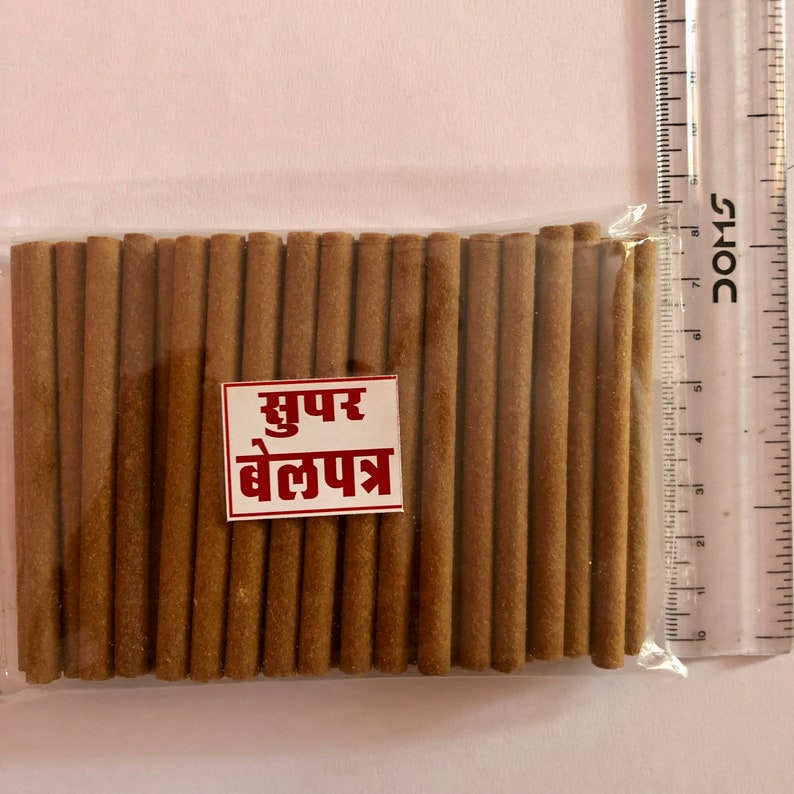 Indian BELPATRA BAEL Bael Patra Bilva Patra DHOOP Incense Sticks 45-50 ...