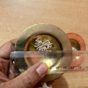 3 Inch Hand Cymbals Metal Manjira Manjeera Manjire Indian Percussion ...