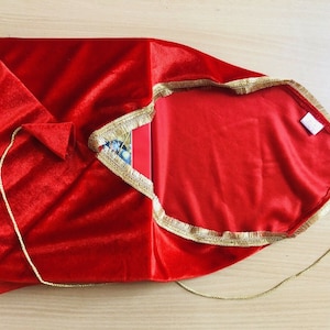 Velvet Cloth Cover for Holy Religious Books Geeta Ramayan Bible Quran ...