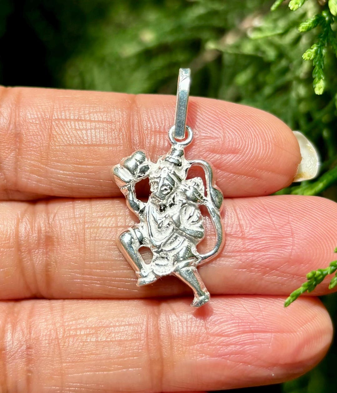 999 Silver Lord Hanumana, Hanuman Ji Pendant Oxidized Oxidised Jewelry ...